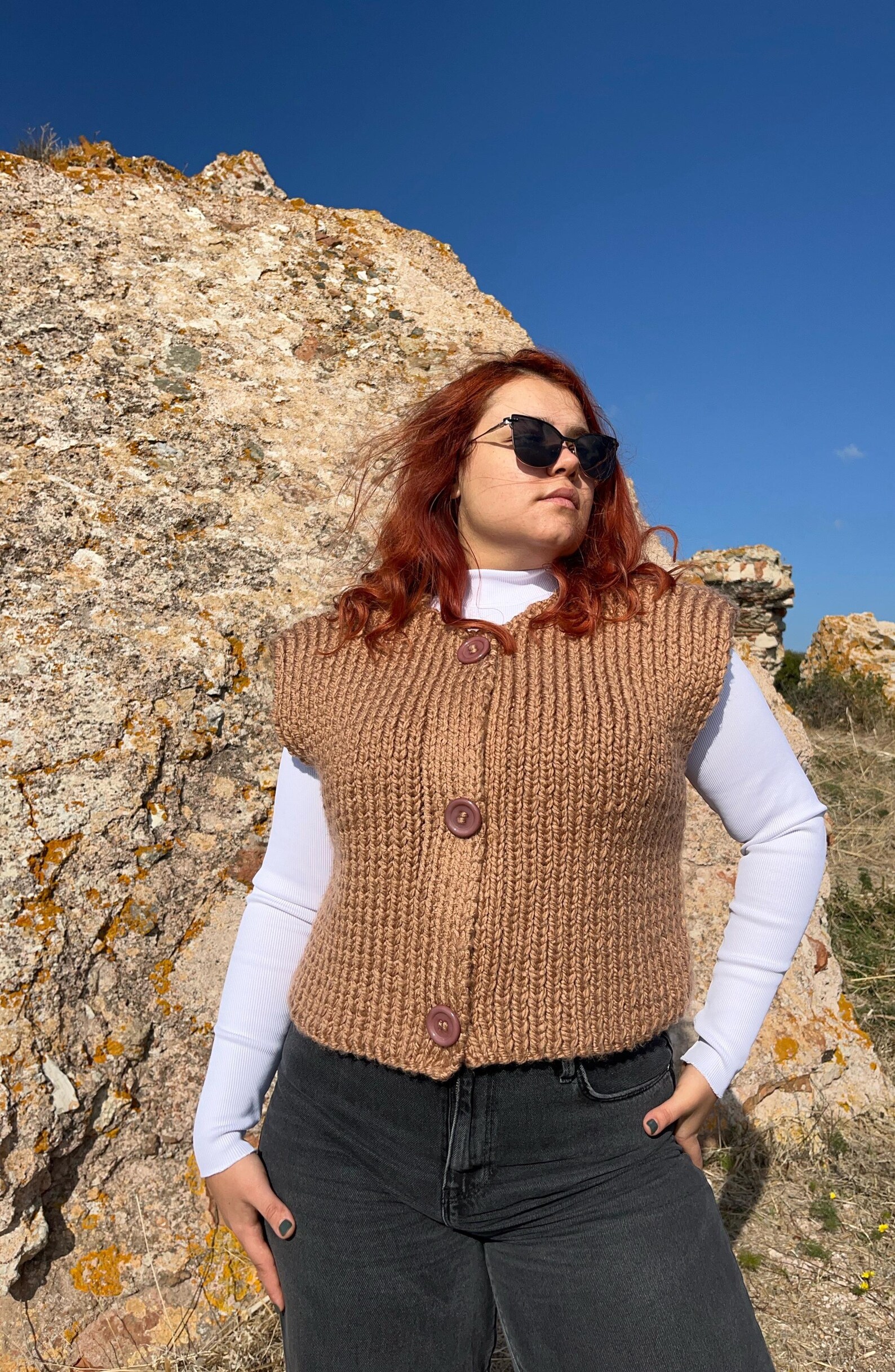 BROWNI Vest - Crochet Pattern, Handmade Vest Instructions PDF, Easy ...