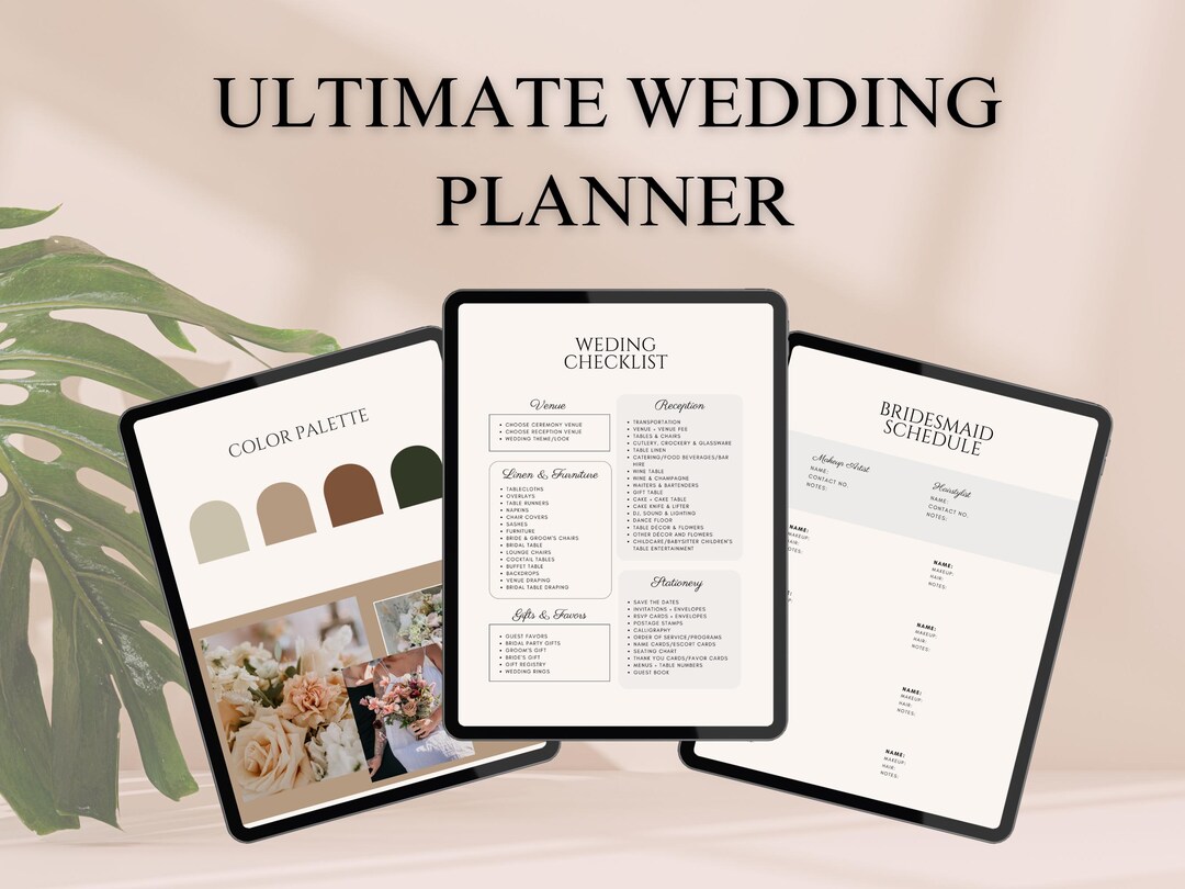 The Ultimate Wedding Planner - Etsy