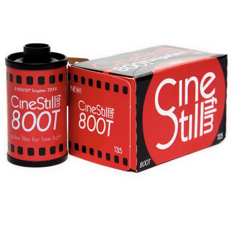 Cinestill 800tungsten C-41 Color Negative Film (35mm Roll Film, 36 ...