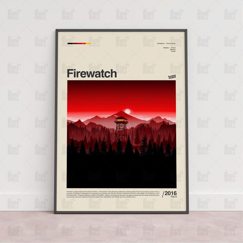 Firewatch - Etsy