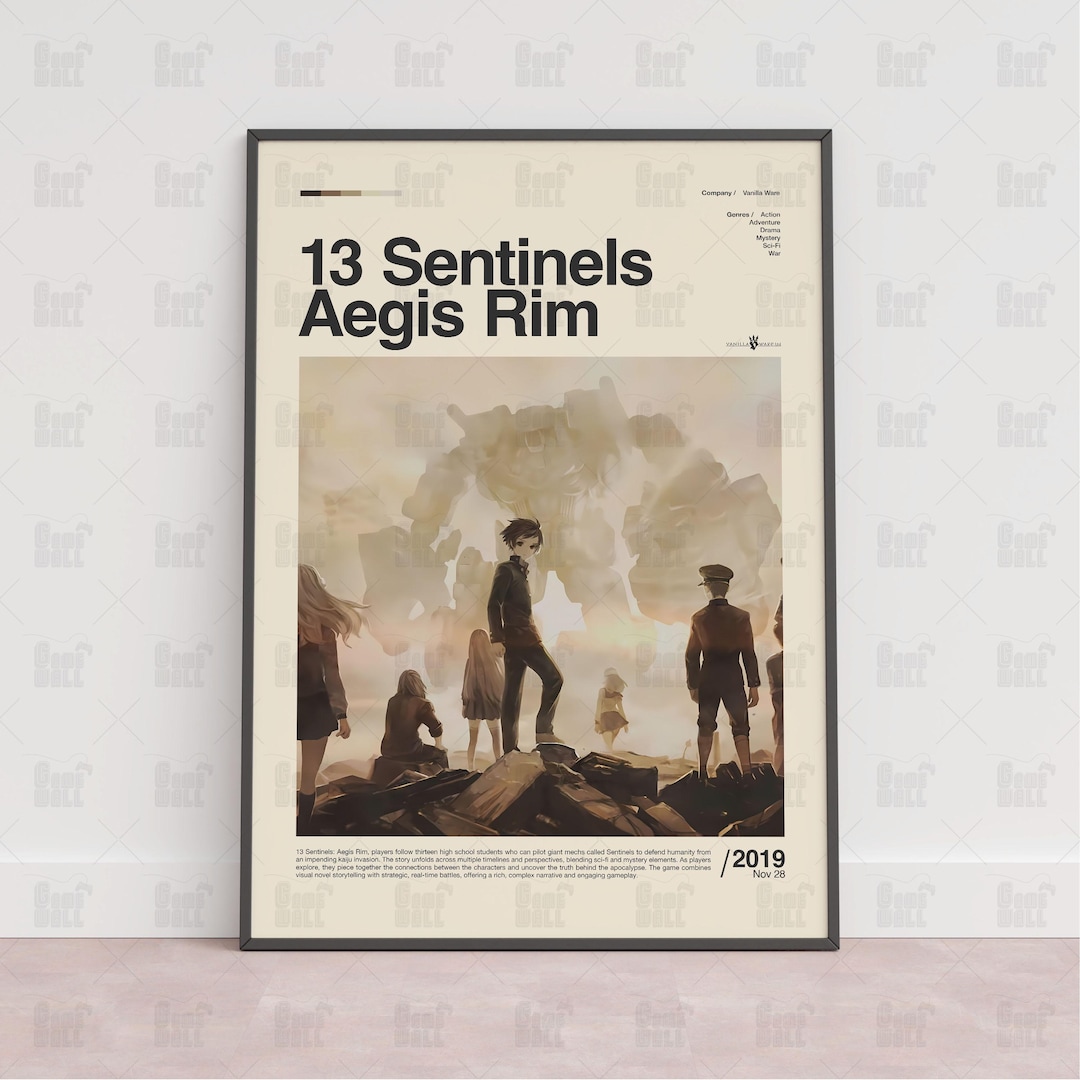 13 Sentinels Aegis Rim Poster, Gaming Room Poster, Gaming Wall Poster ...