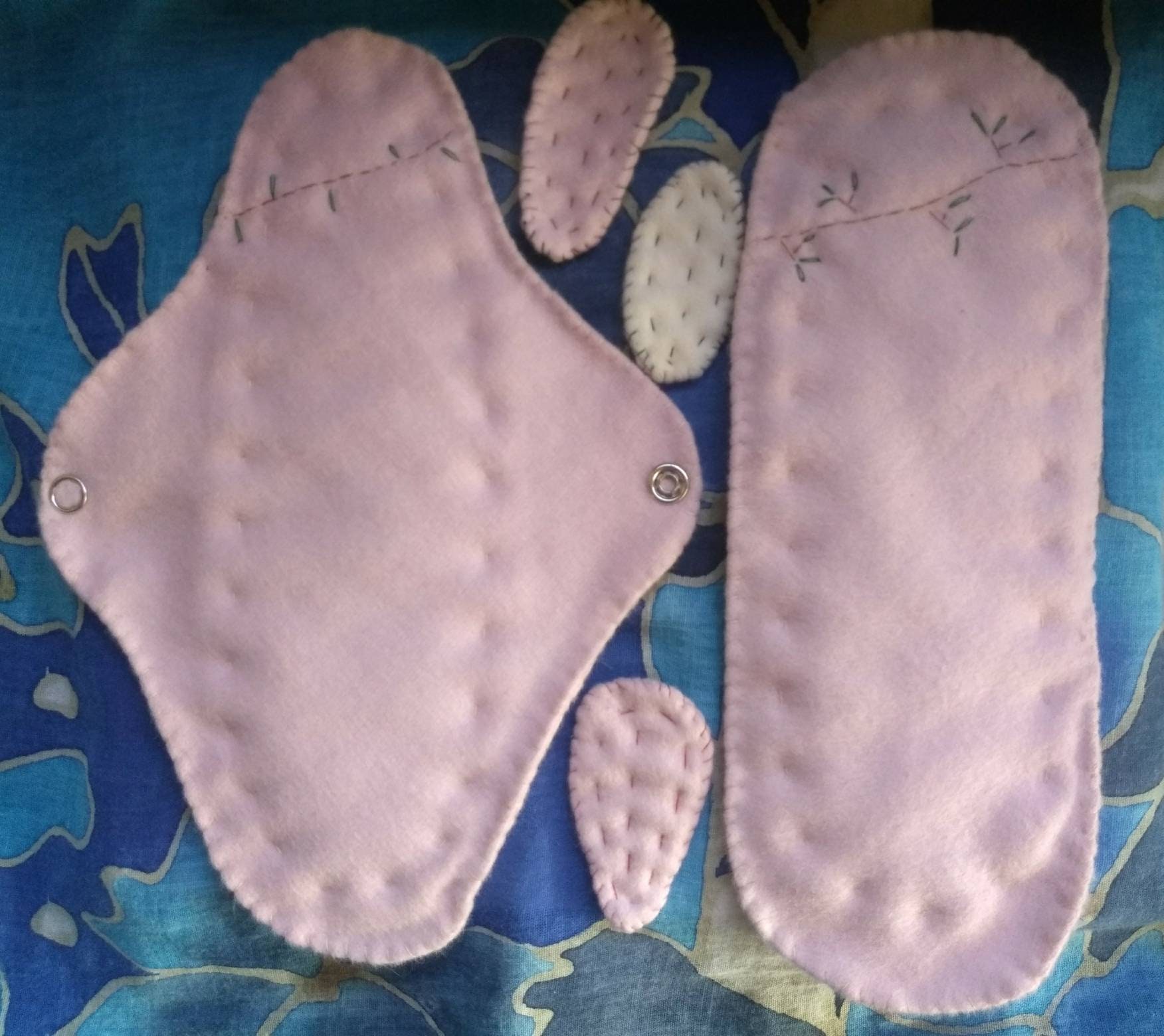 Organic Cotton Cloth Menstrual Pads 3 Free Interlabial Pads - Etsy Sweden