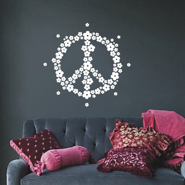 Peace Wall Decal - Etsy