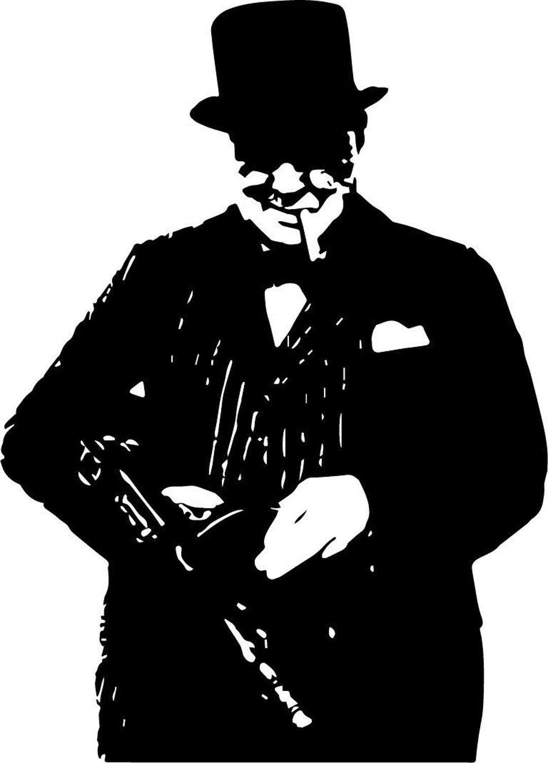 Winston Churchill Vinyl Decal - Etsy