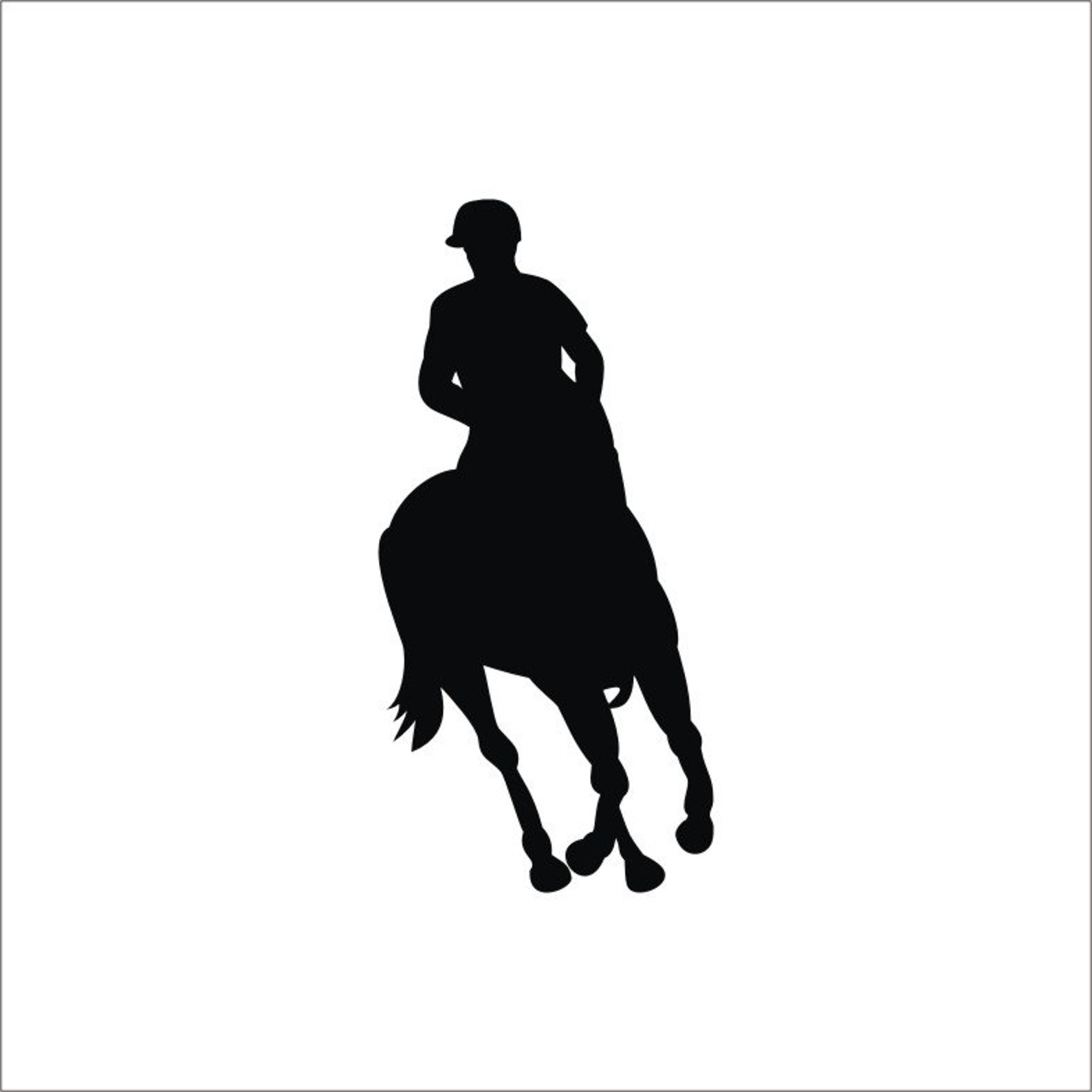 Jumping Polo Race Horse Wall Decal Sport Vinyl Sticker English - Etsy