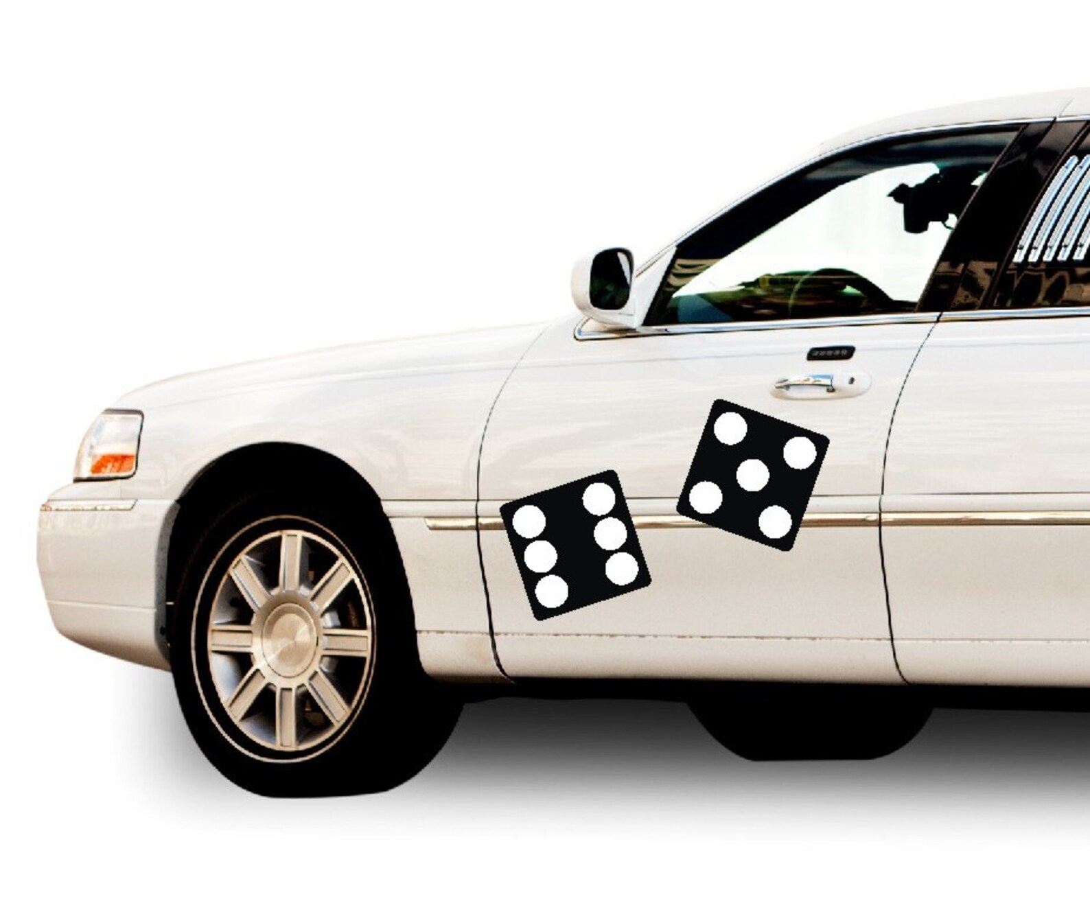 Dice Table Game Vinyl Wall Decal Set of 2 Stickers - Etsy