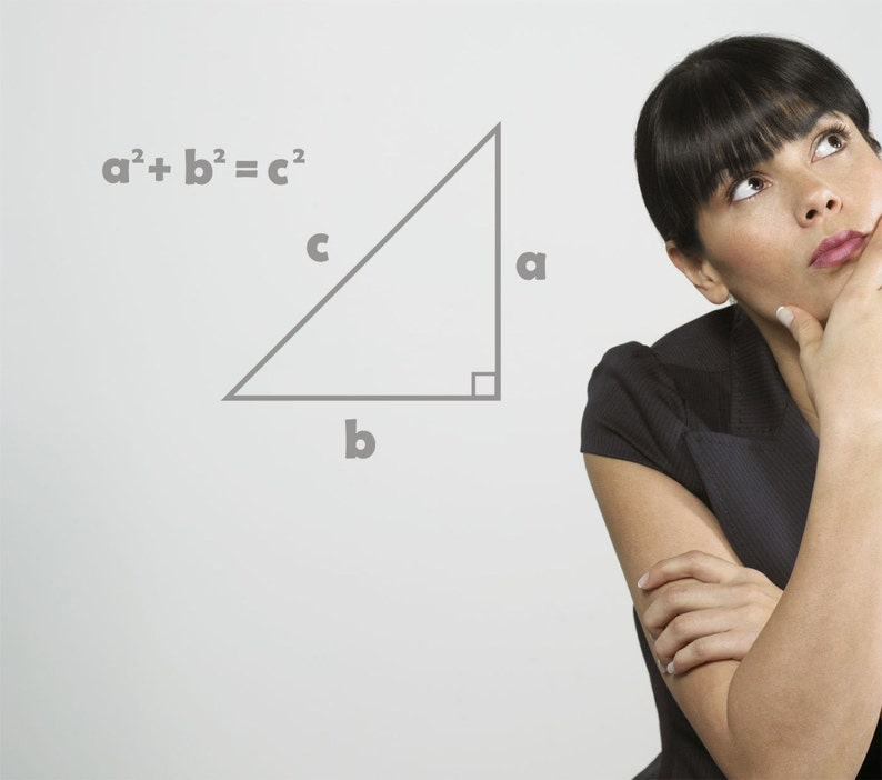 Pythagorean Mathematical Theorem Pythagoras Wall Vinyl Decal - Etsy Pythagorean Mathematical Theorem Pythagoras Wall Vinyl Decal - Etsy
