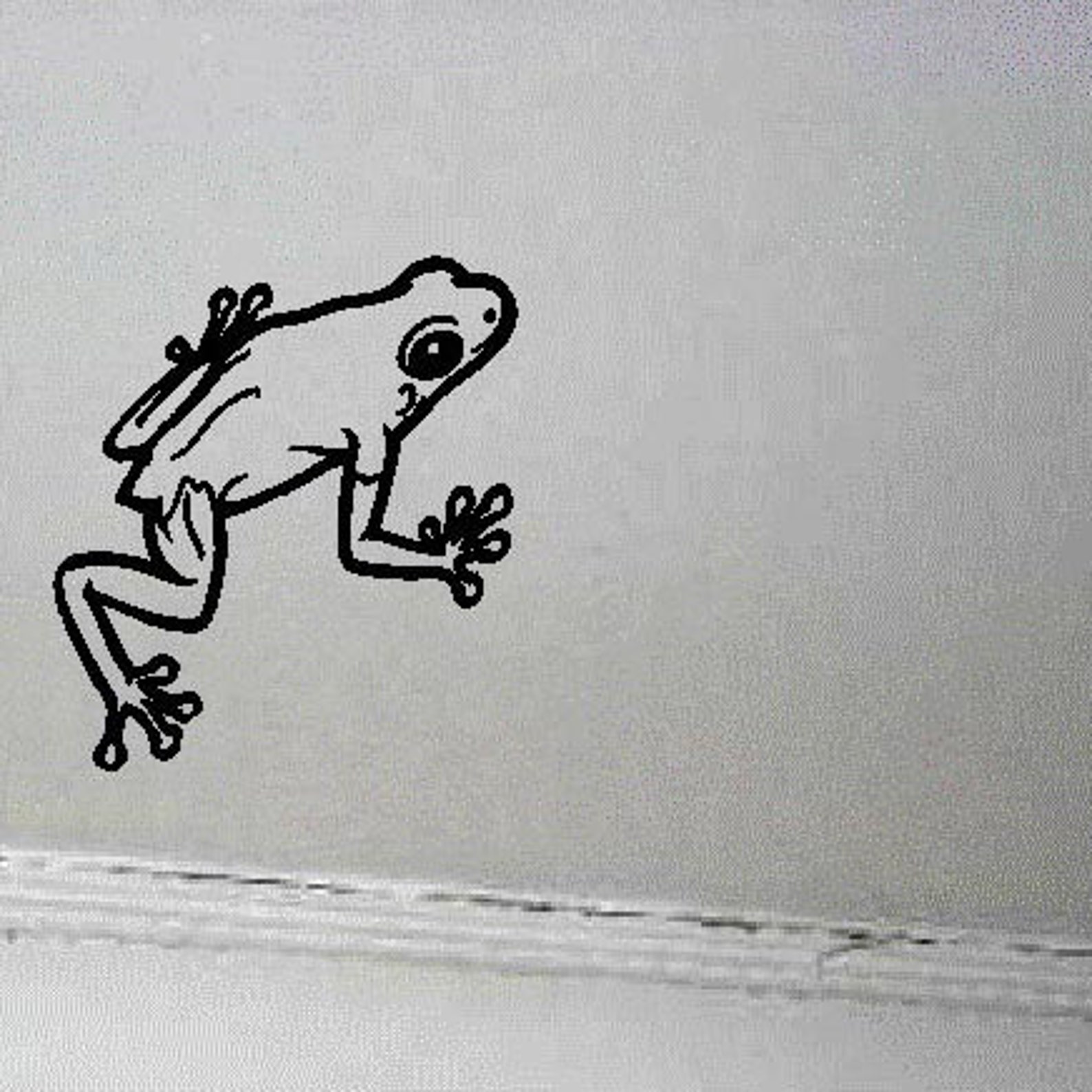 Jumping Frog Wall Decal Vinyl Sticker - Etsy