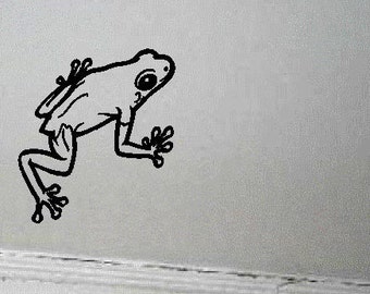 Frog Wall Decal | Etsy