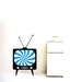 Vintage Television Pattern Vinyl Wall Decal Psychedelic 60's Video Art ...