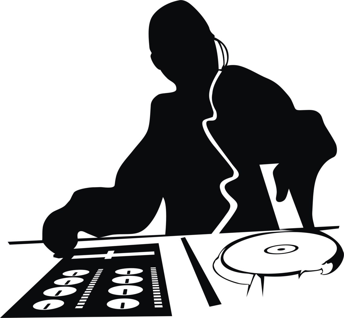 Dj Mixing Wall Party Dance Decal Interior Art Sticker - Etsy