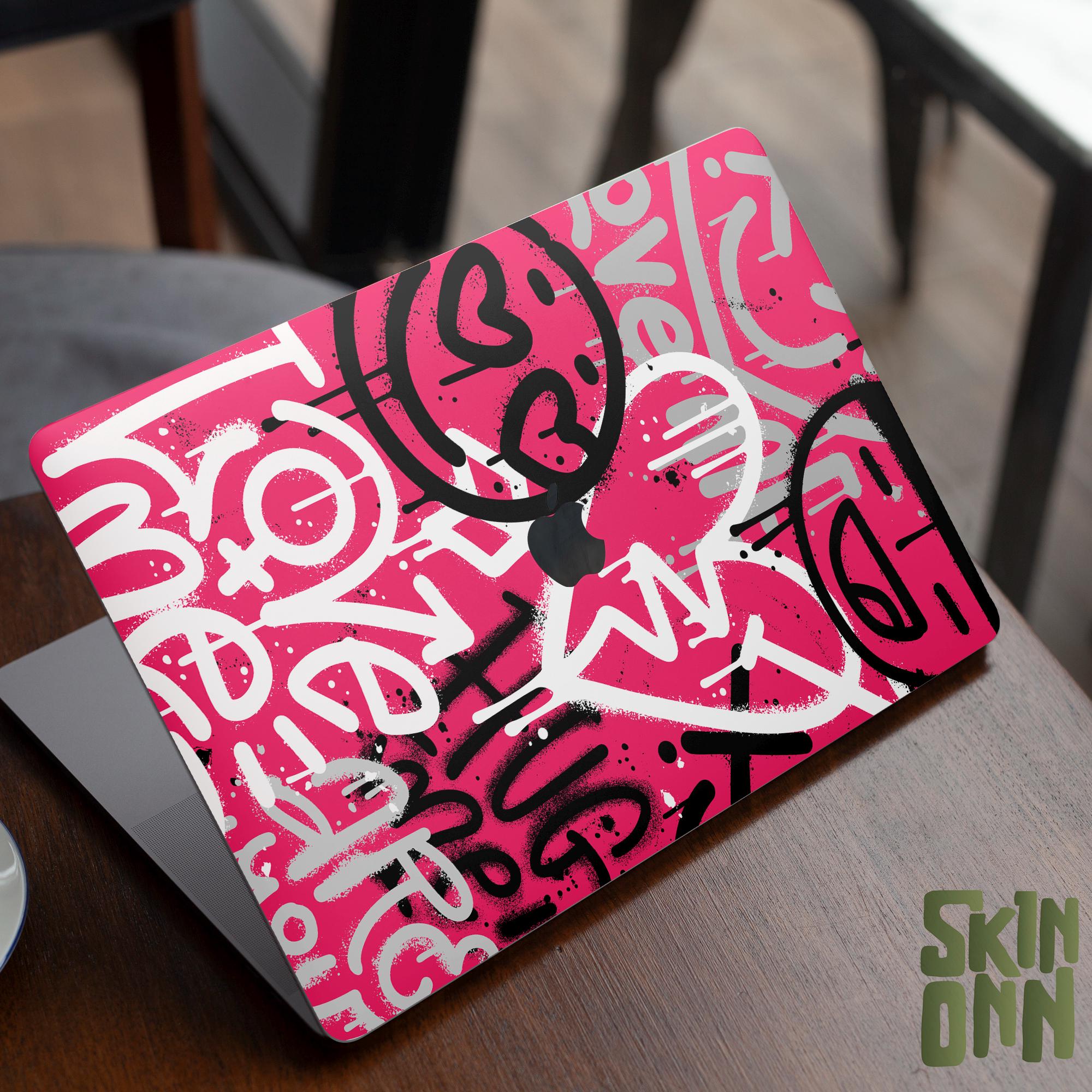 Vibrant Graffiti Apple Skin - Customizable MacBook Cover - Artistic ...