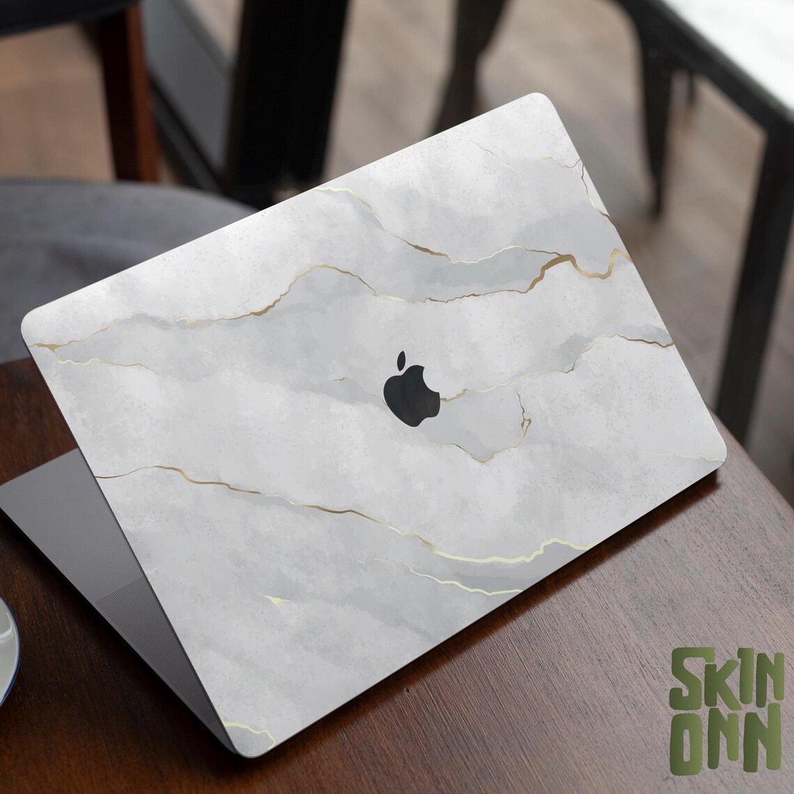 Premium Marble MacBook Skin - Stylish Protective Cover for Your Laptop ...