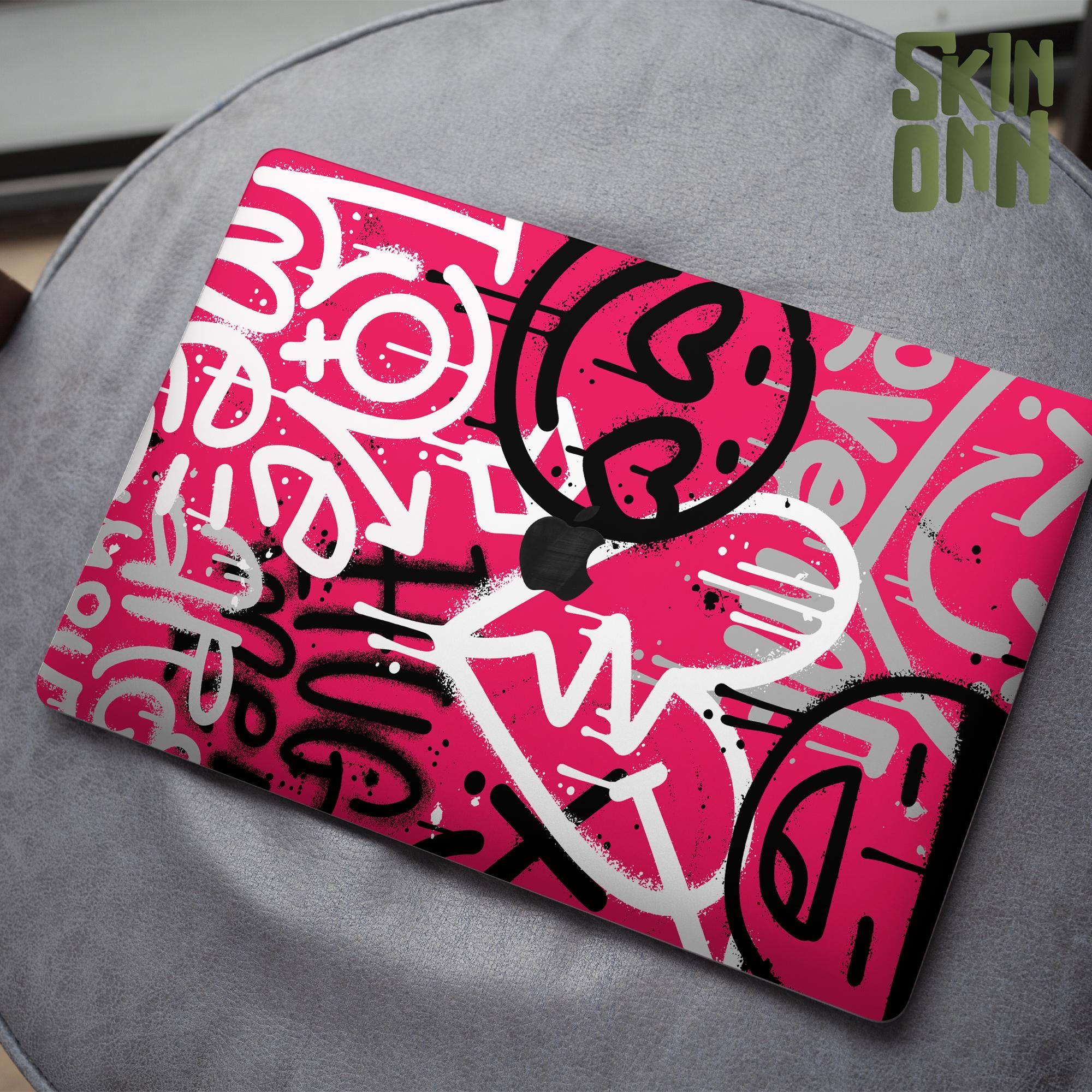 Vibrant Graffiti Apple Skin - Customizable MacBook Cover - Artistic ...