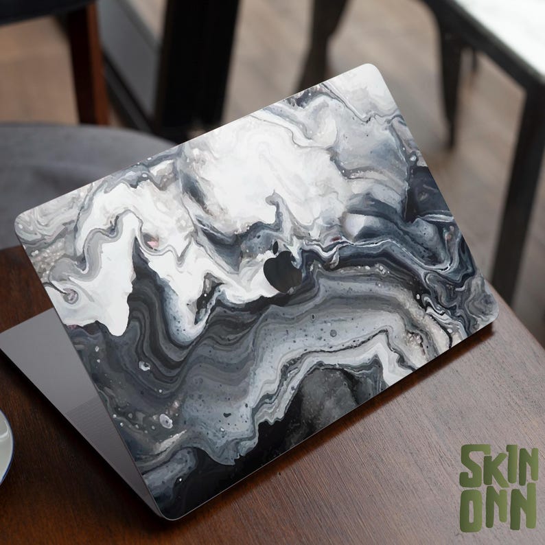 Elegant Marble MacBook Skin Decal - Protective & Stylish Cover for ...