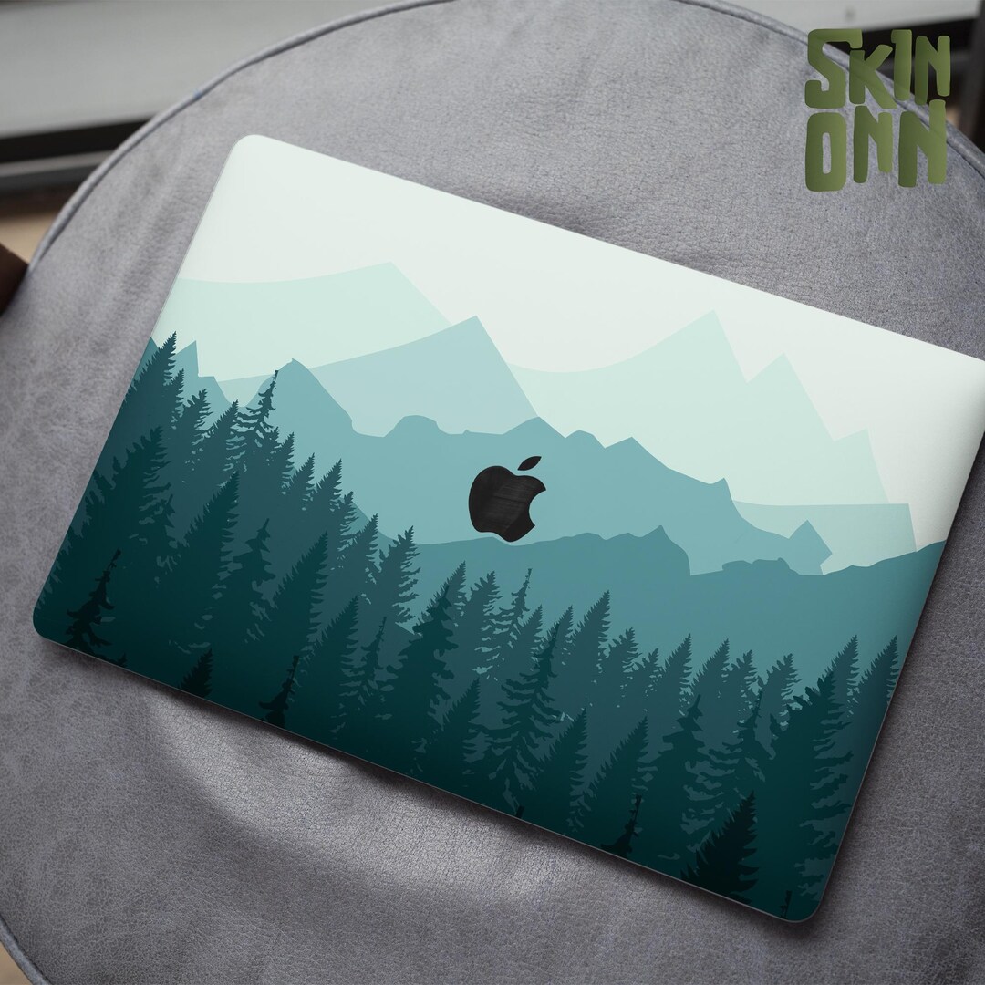 Elegant Nature-inspired MacBook Skins, Scenic Forest Design, Protective ...