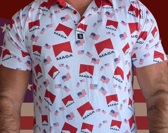 MAGA Golf Polo - Etsy