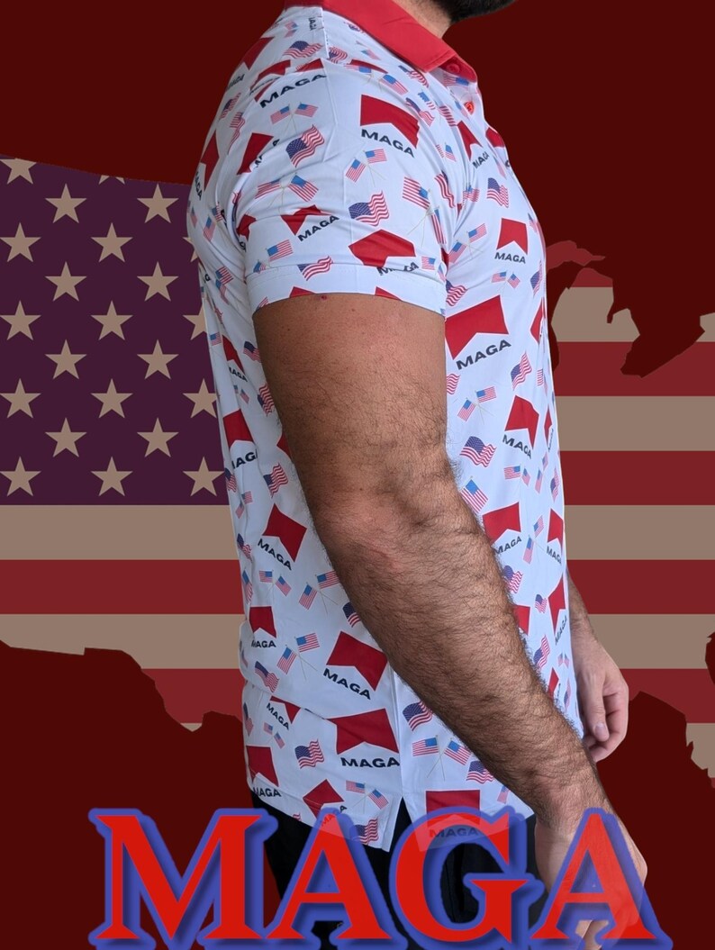 MAGA Golf Polo - Etsy