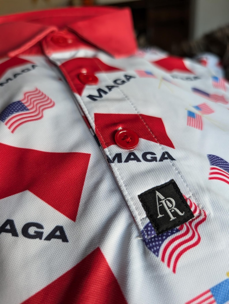 MAGA Golf Polo - Etsy