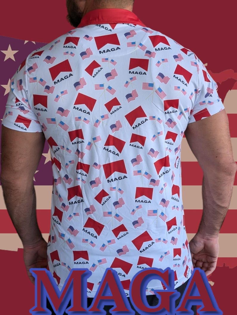 MAGA Golf Polo - Etsy