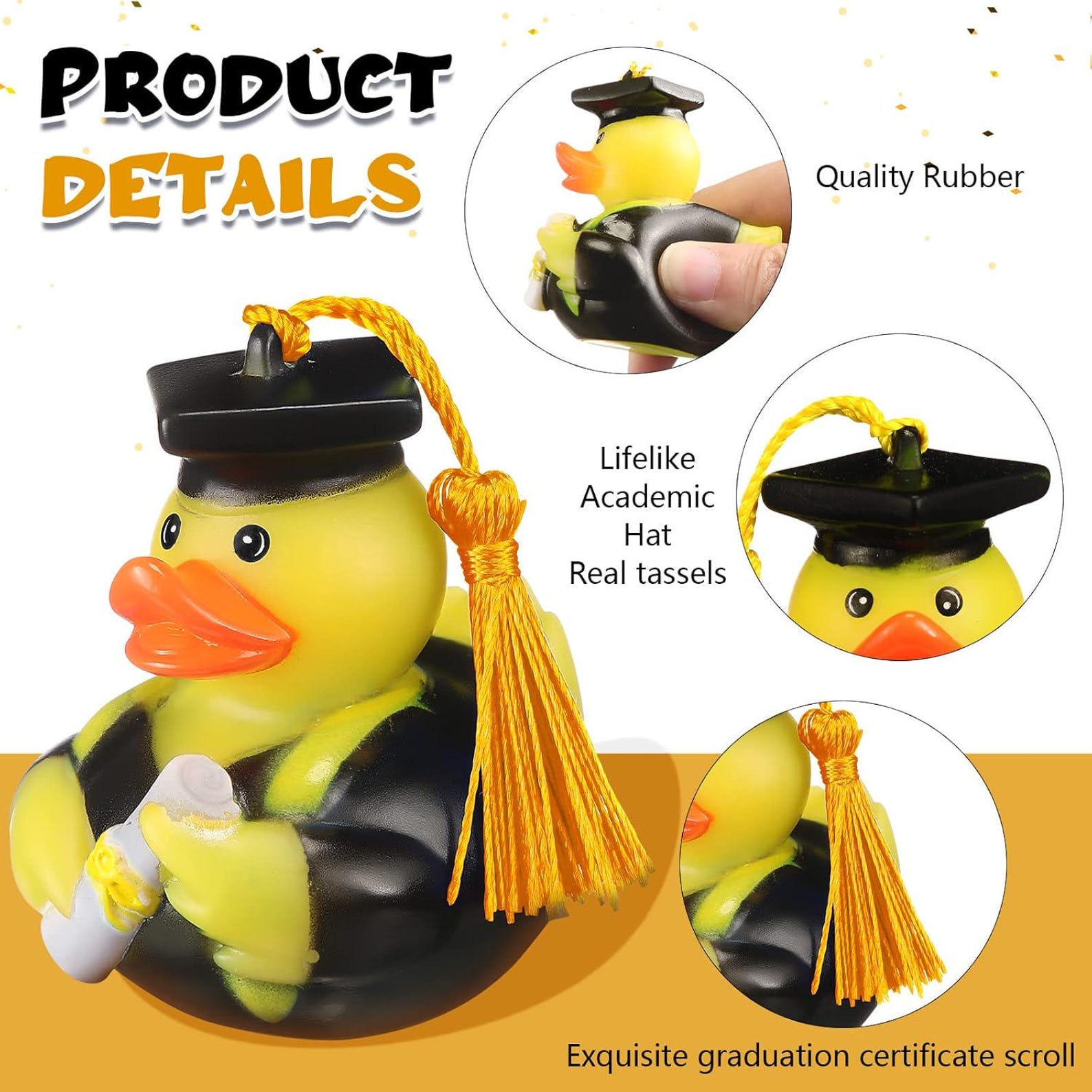 Graduation Rubber Duck – 10-pack – Class of Fun! | Party Favors ...