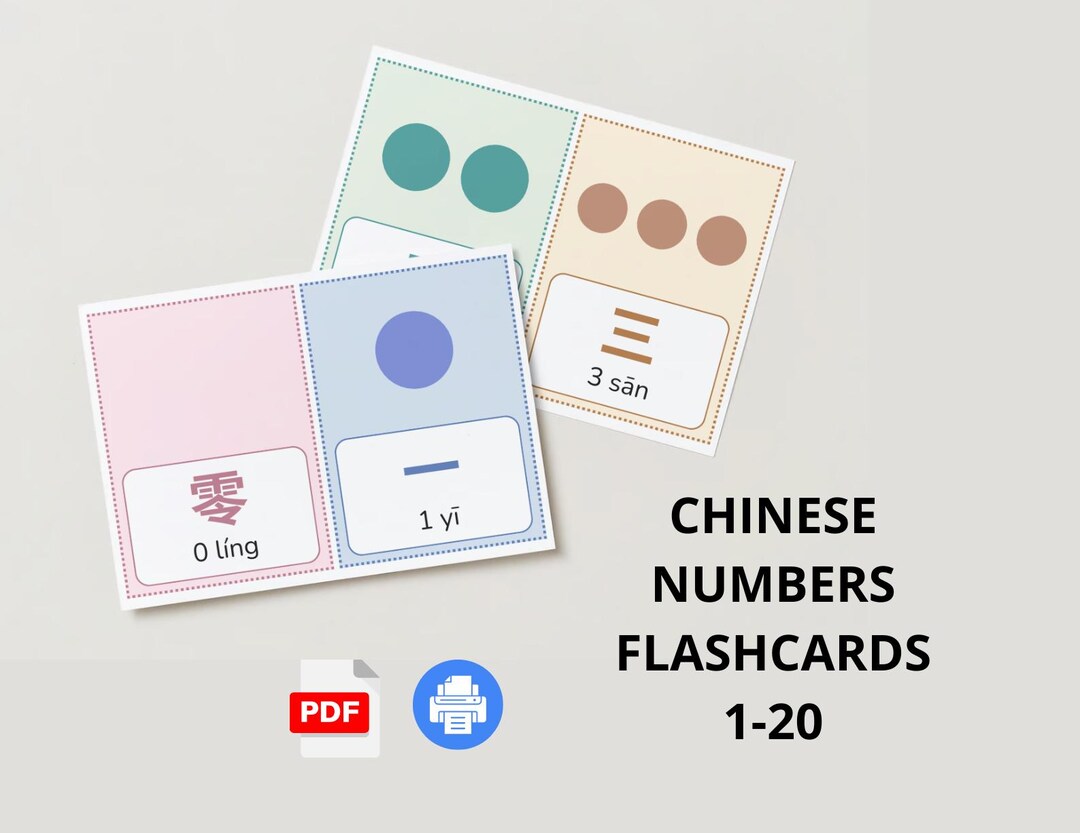 Chinese Numbers 1-20 Flashcards, Learn Chinese With Flashcards ...
