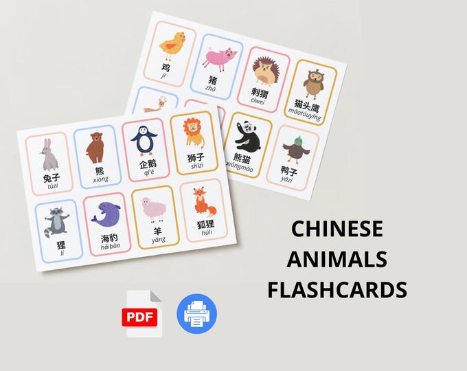 Body Parts Chinese Flash Cards Printable Mandarin Head Flash Cards ...