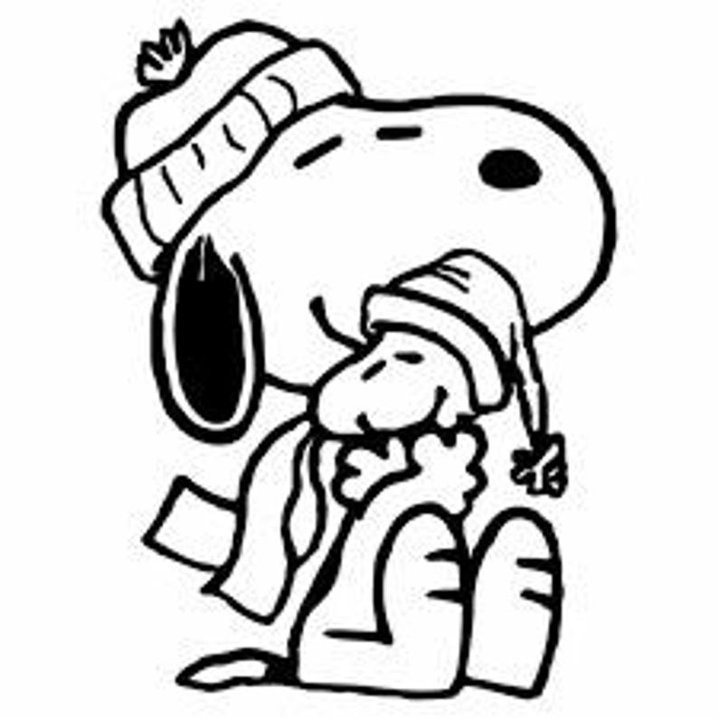 Snoopy Vinyl Transfer Sticker Pack 15 Decals - Etsy