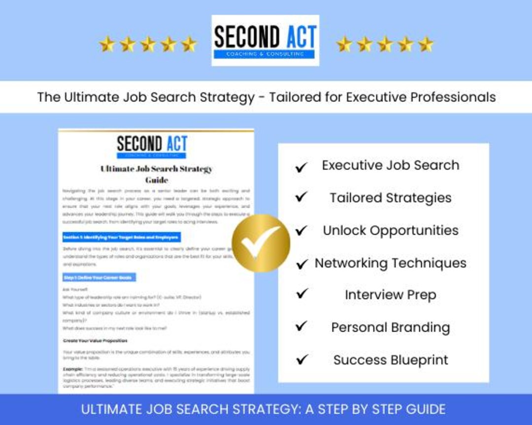 Ultimate Job Search Strategy Guide - Etsy