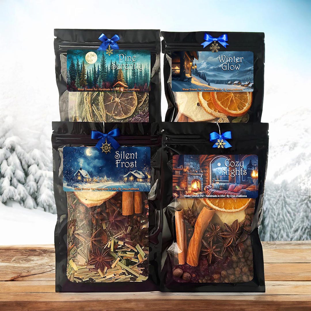 Holiday Simmer Pots - Simmer Pot Kit - Stovetop Potpourri - Simmering ...