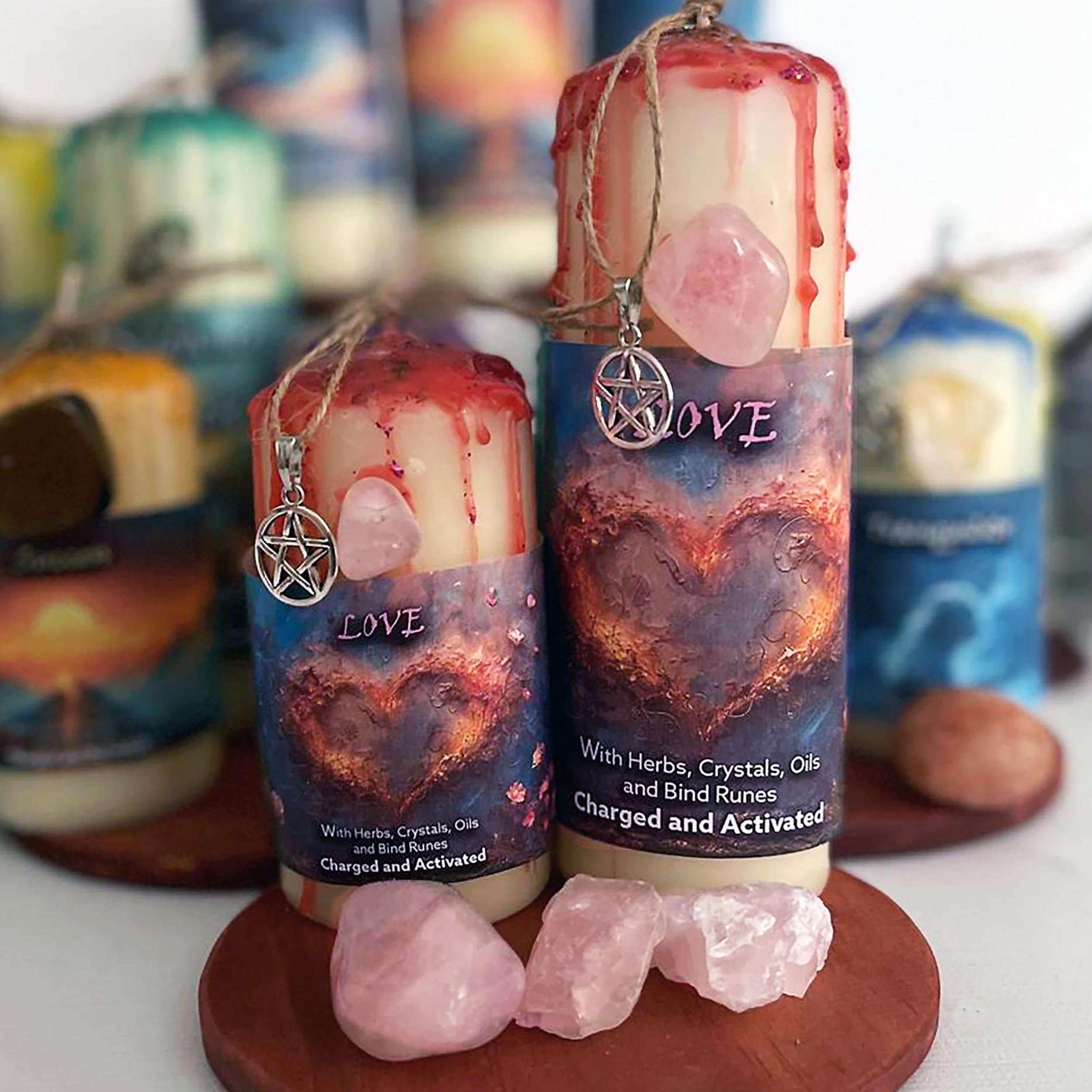 Manifestation Candle and Intention Candle, Spell Candles - Ritual ...
