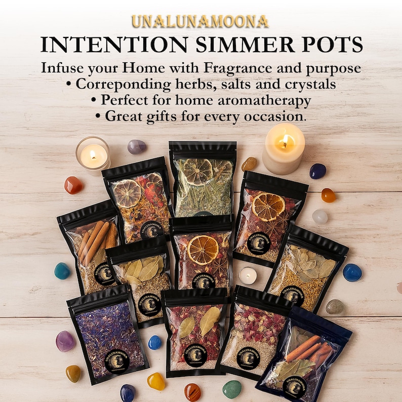 Simmer Pot Kit – Intention Simmer Pot Kit With Crystal – Stovetop ...