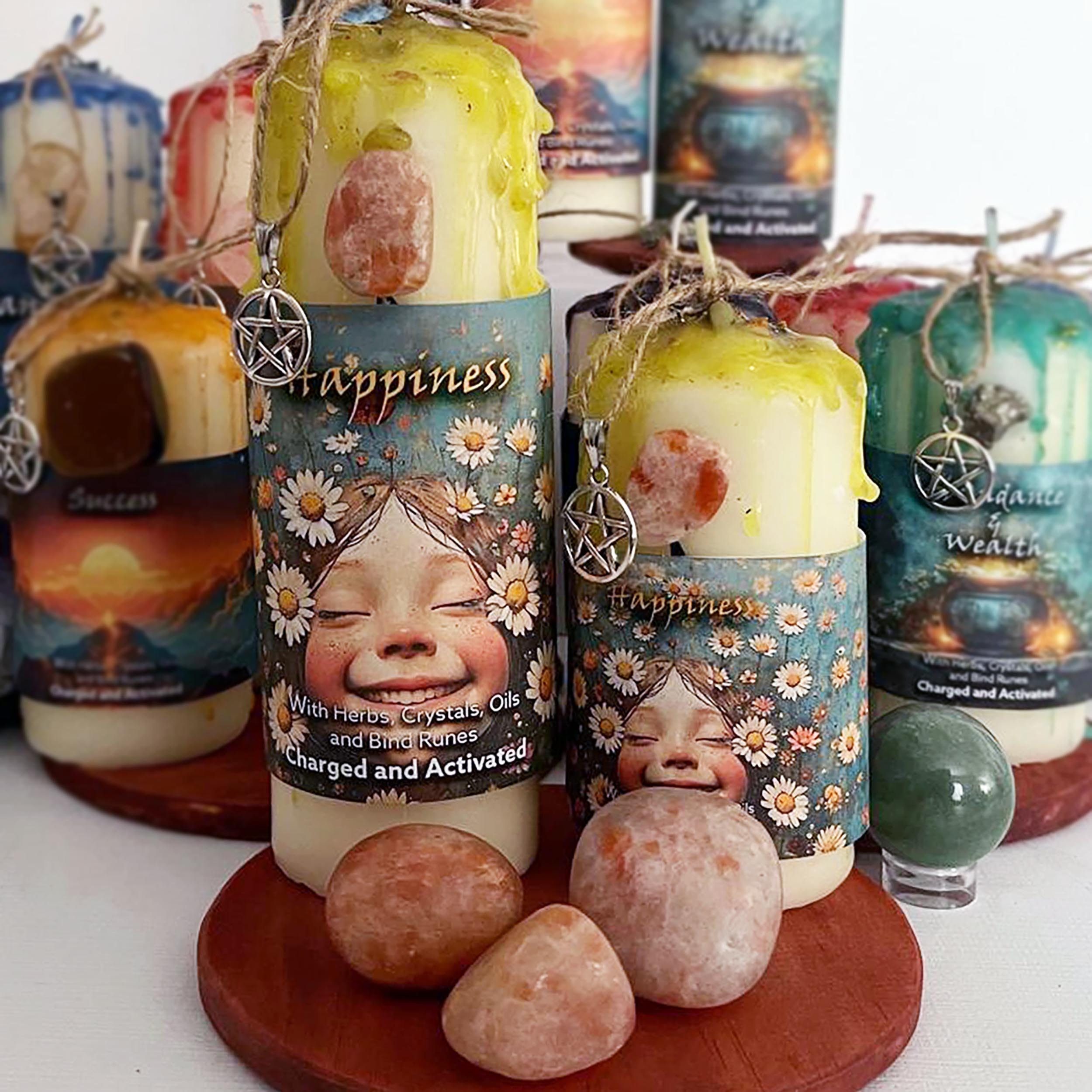 Manifestation Candle and Intention Candle, Spell Candles - Ritual ...