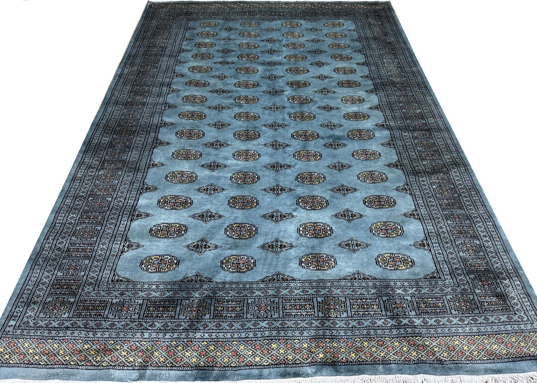 7X10 Blue Color Bokhara Rug 2.00x3.00 Cm Rug Kitchen Rug Woolen Rug ...