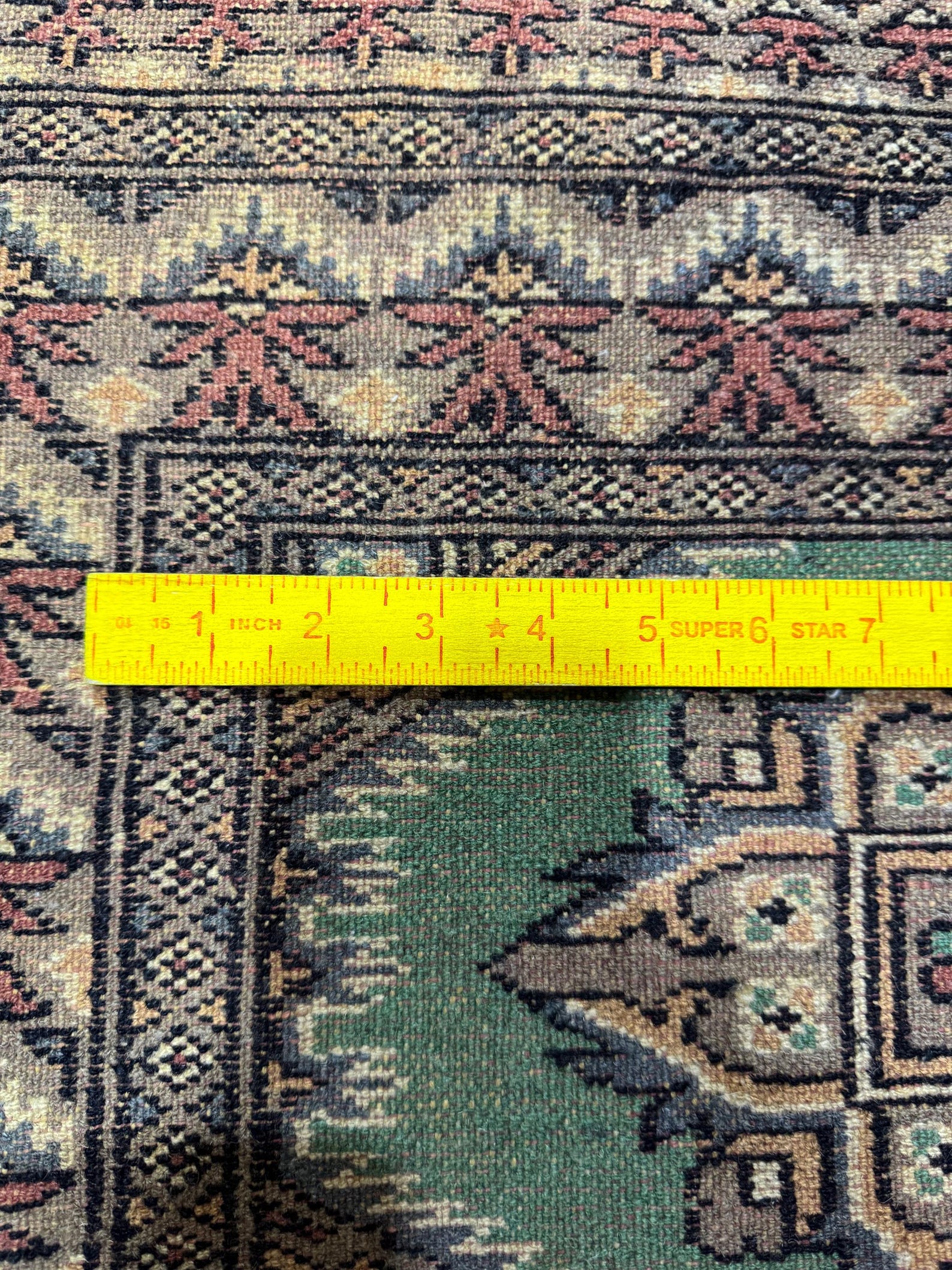Alfombra Bokhara de color verde azulado 2x5 - Alfombra 0.60x1.50 ...