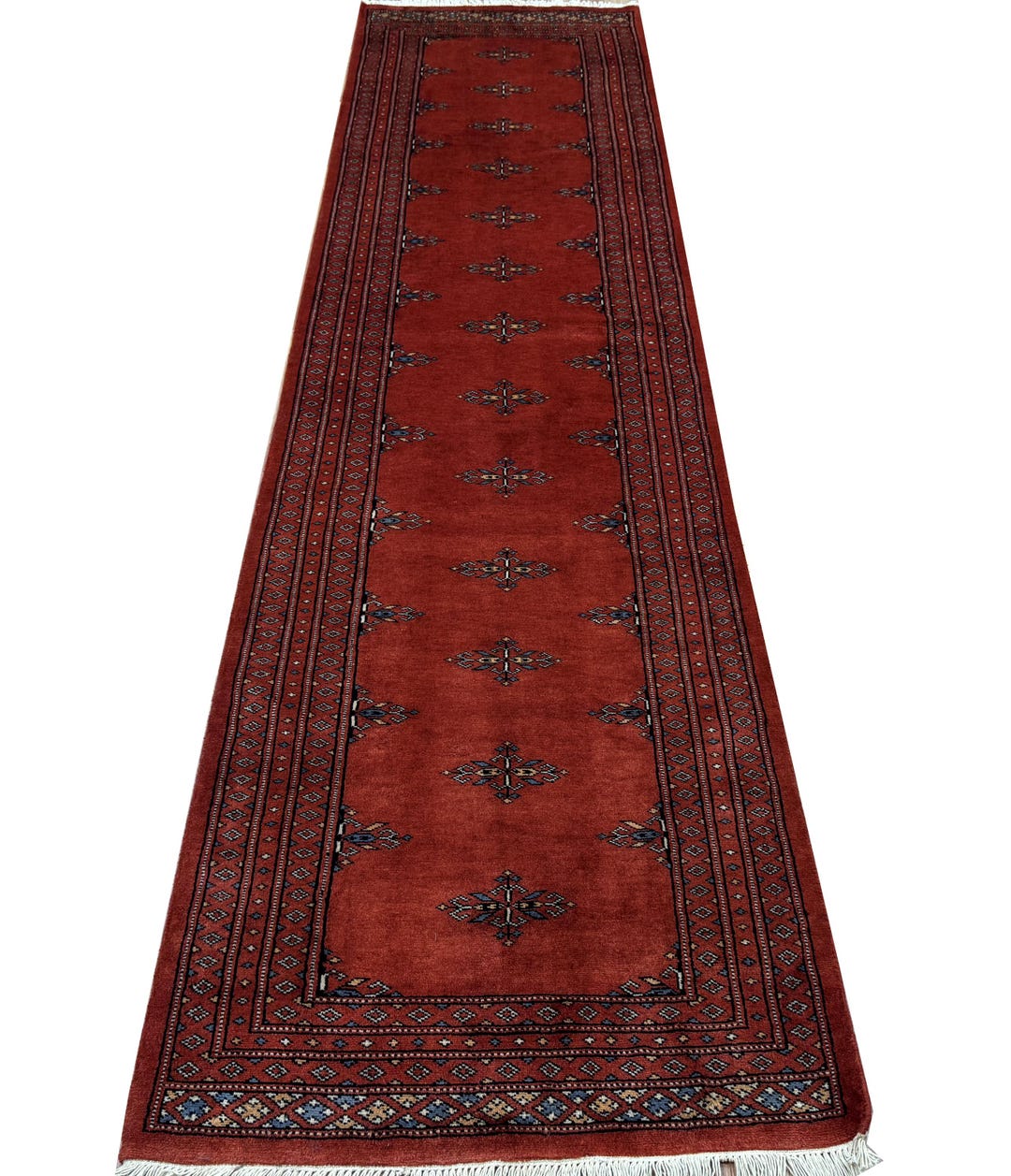 2.6x10 Rust Color Bokhara Rug - 0.80x3.00 Cm Rug - Hallway Rug - Stairs ...