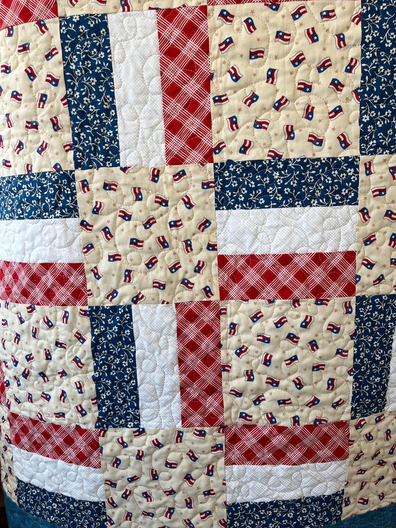 Patriotic Decorum Quilt - Etsy