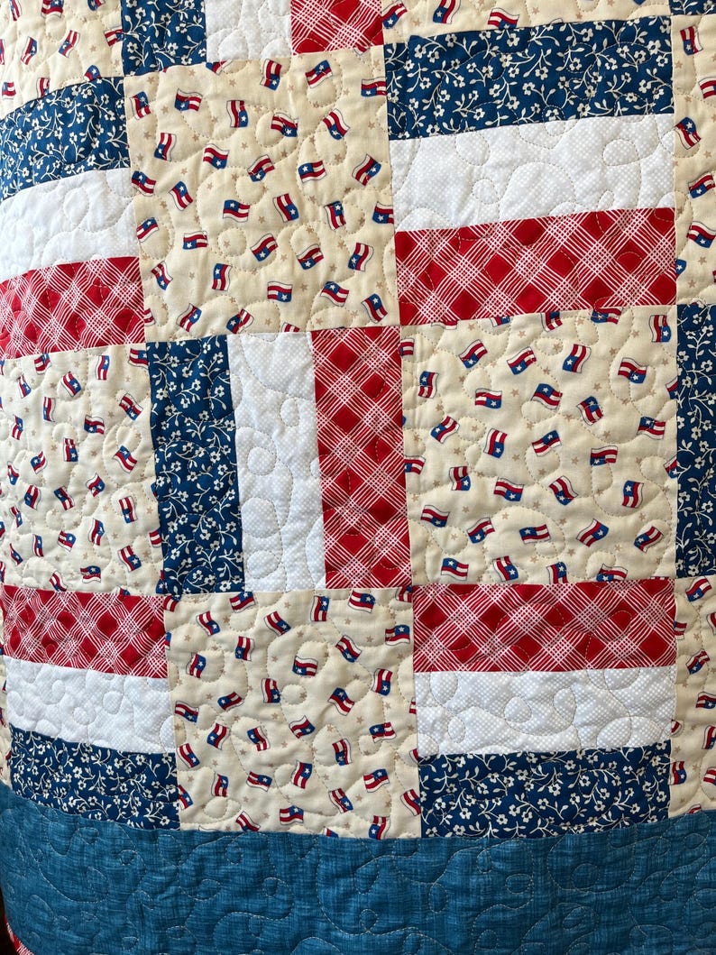 Patriotic Decorum Quilt - Etsy