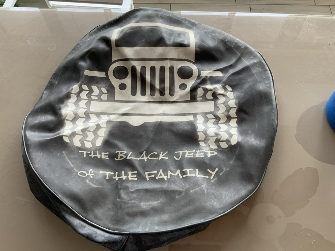 Black Jeep Of The Family Tire Covernull