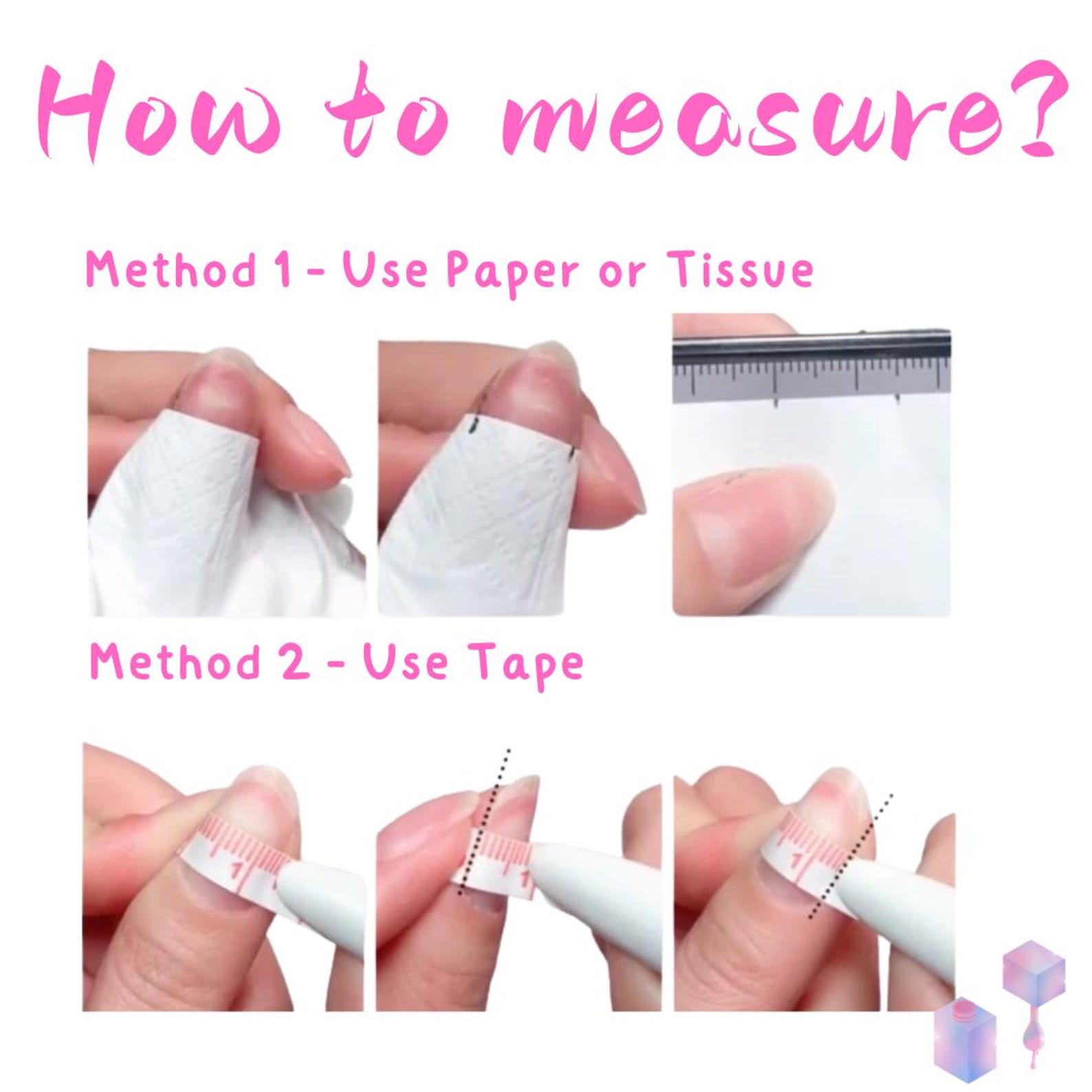 5 Sets Surprise Nails Box, 3D Random Nails Set, Mystery Press on Nails ...