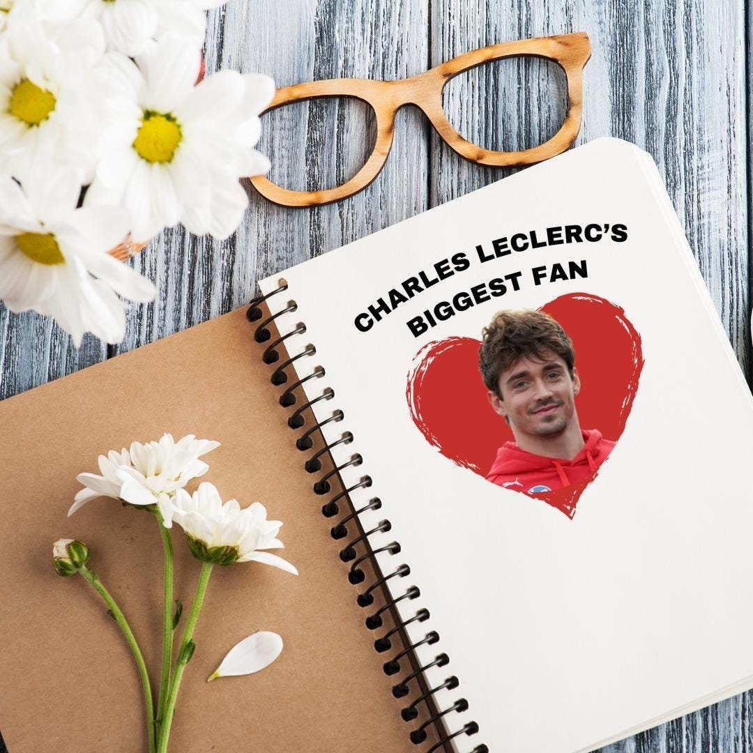 Charles Leclerc Biggest Fan Sticker, Ferrari Fan, Funny Formula 1 Gift ...
