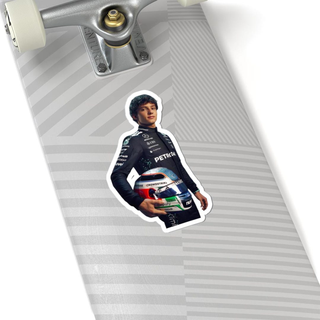 Andrea Kimi Antonelli Mercedes F1 Sticker, Formula 1 Fan Gift ...