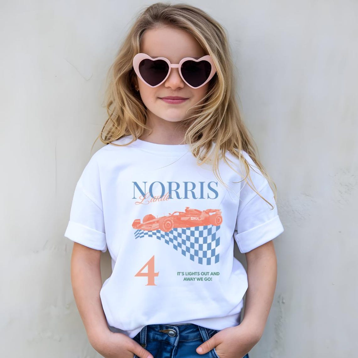 Lando Norris Mclaren T-shirt, Formula 1 Fan Gift, F1 Retro Kids Tee ...