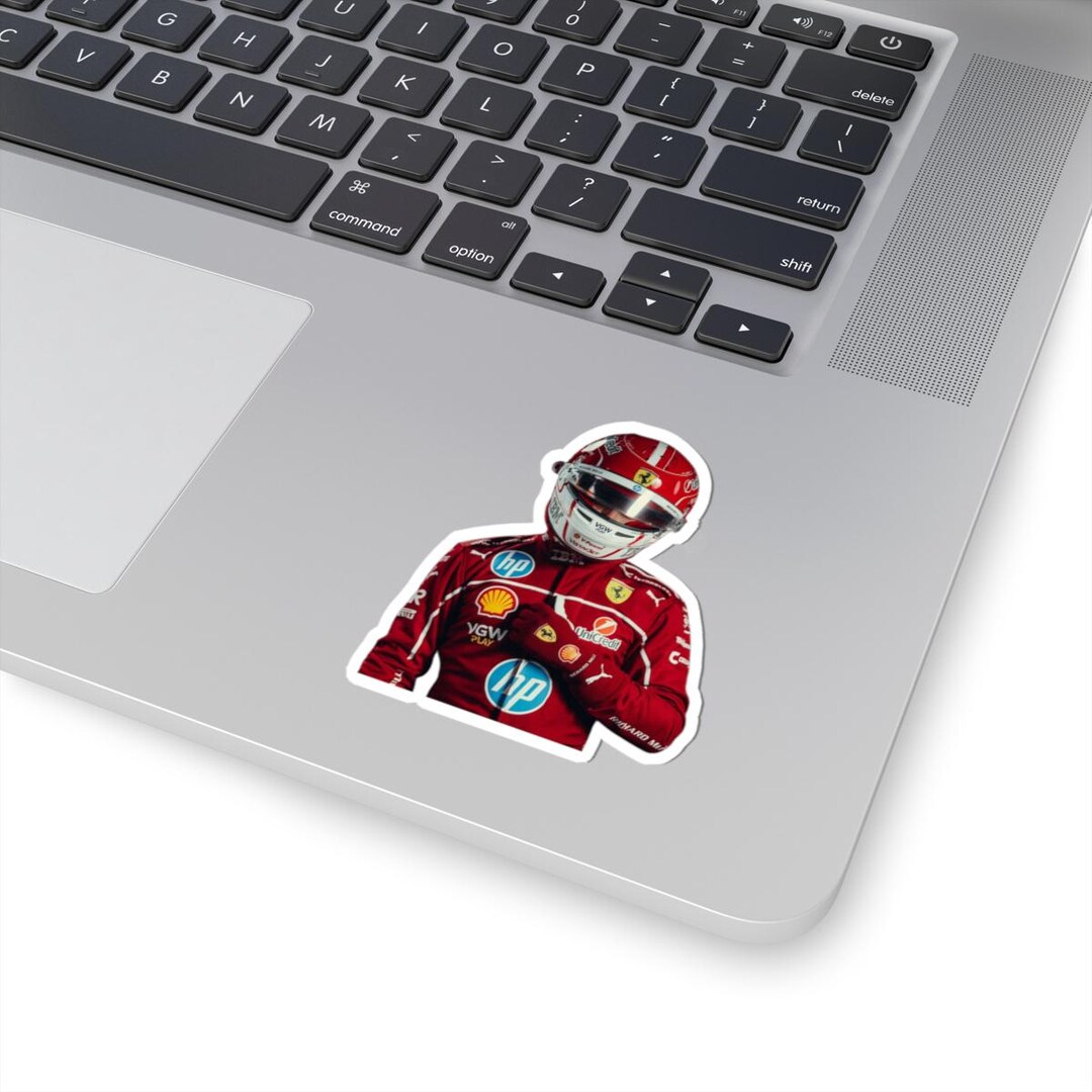 Charles Leclerc Ferrari F1 Sticker, Formula 1 Fan, Motorsport Merch ...