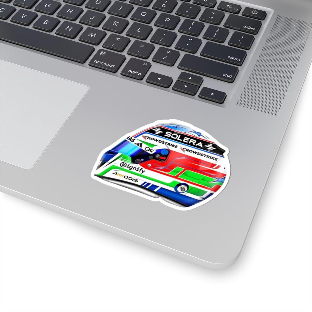 Andrea Kimi Antonelli Mercedes F1 Helmet 2025 Sticker, Formula 1 Fan ...