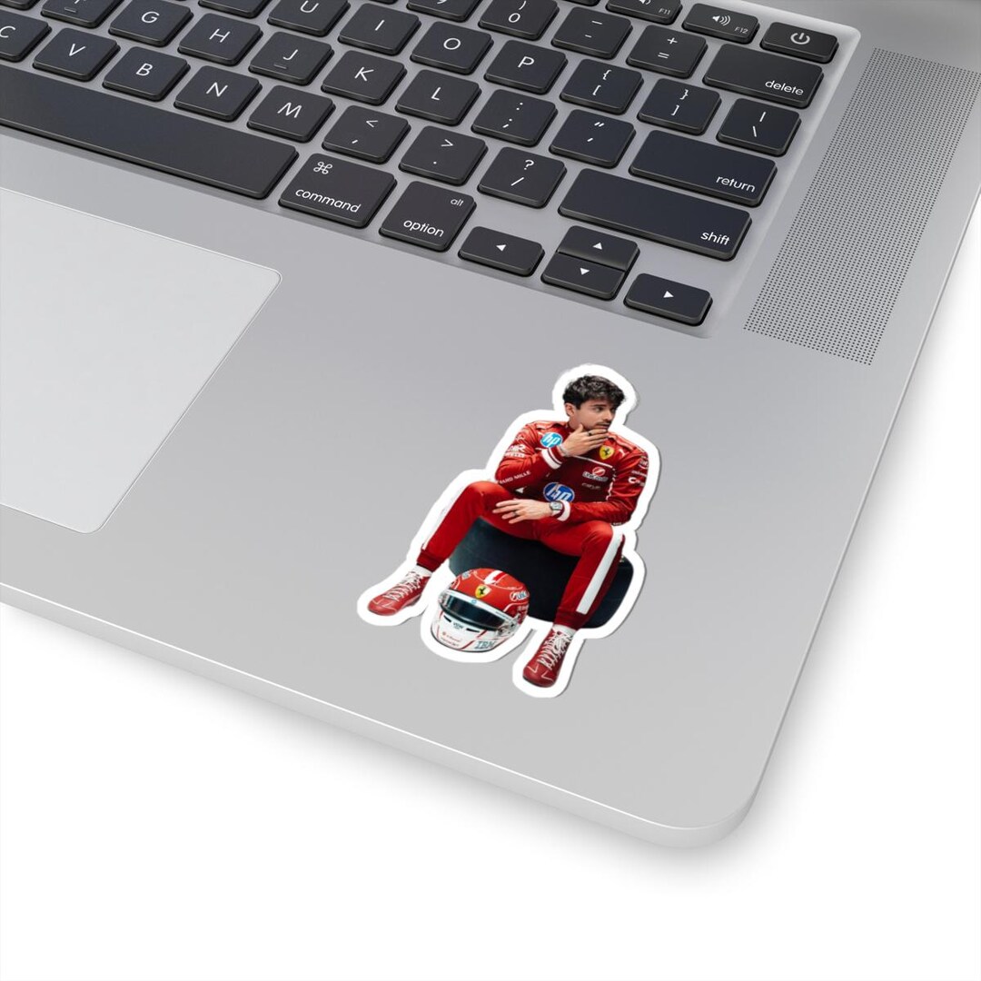 Charles Leclerc Ferrari F1 Sticker, Formula 1 Fan, Motorsport Merch ...