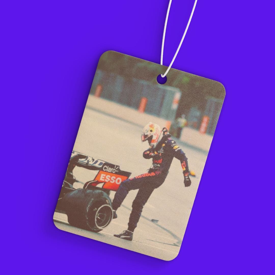 Max Verstappen Red Bull Racing Car Air Freshener, Formula 1 Fan Gift ...