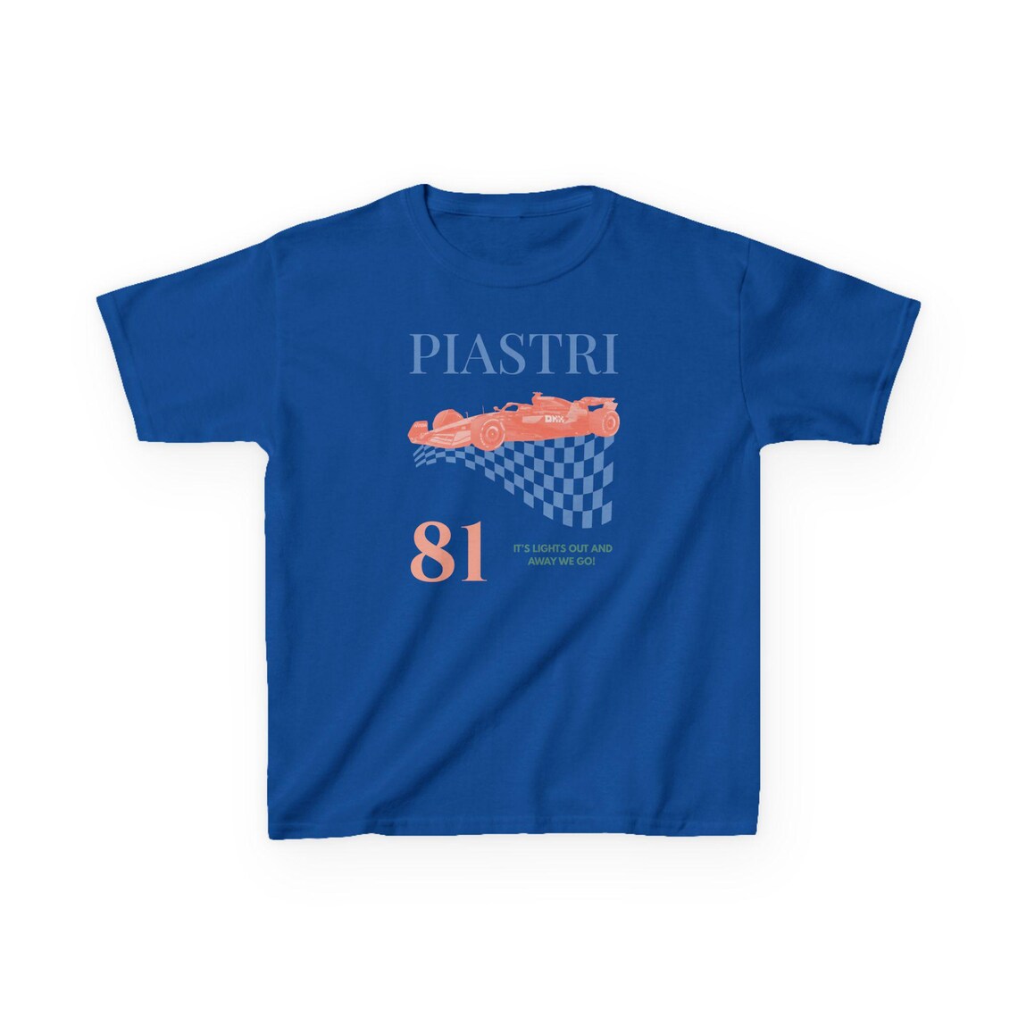 Oscar Piastri Mclaren T-shirt, Formula 1 Fan Gift, F1 Retro Kids Tee ...