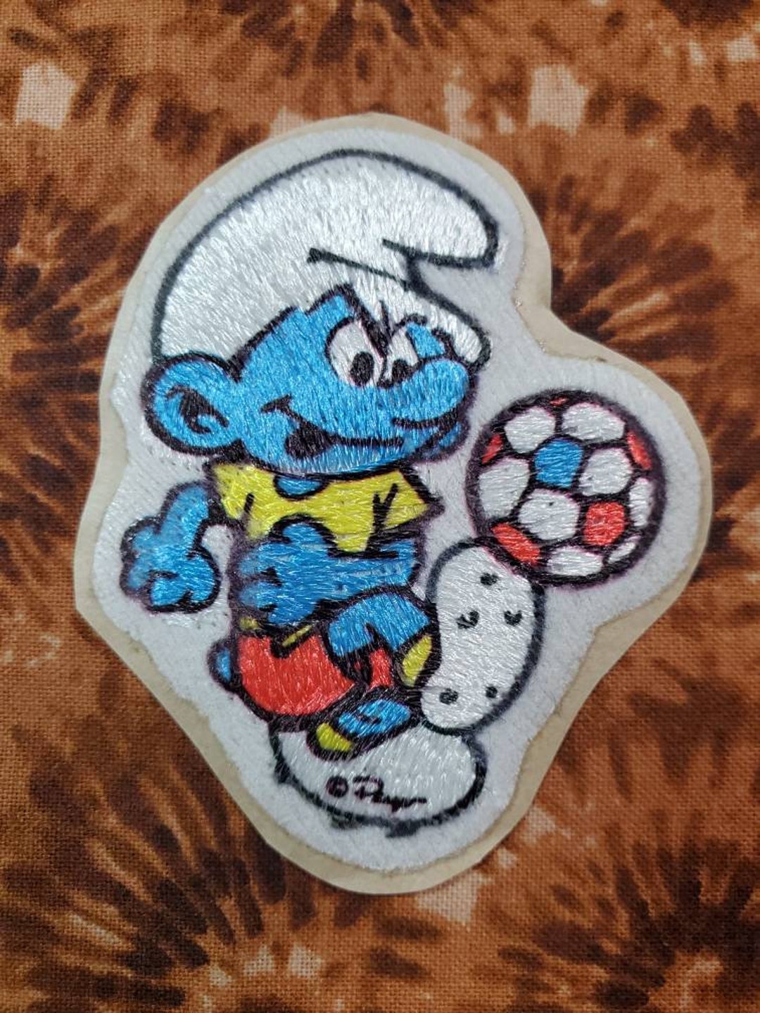 Vintage Smurf Sticker Patch - Etsy