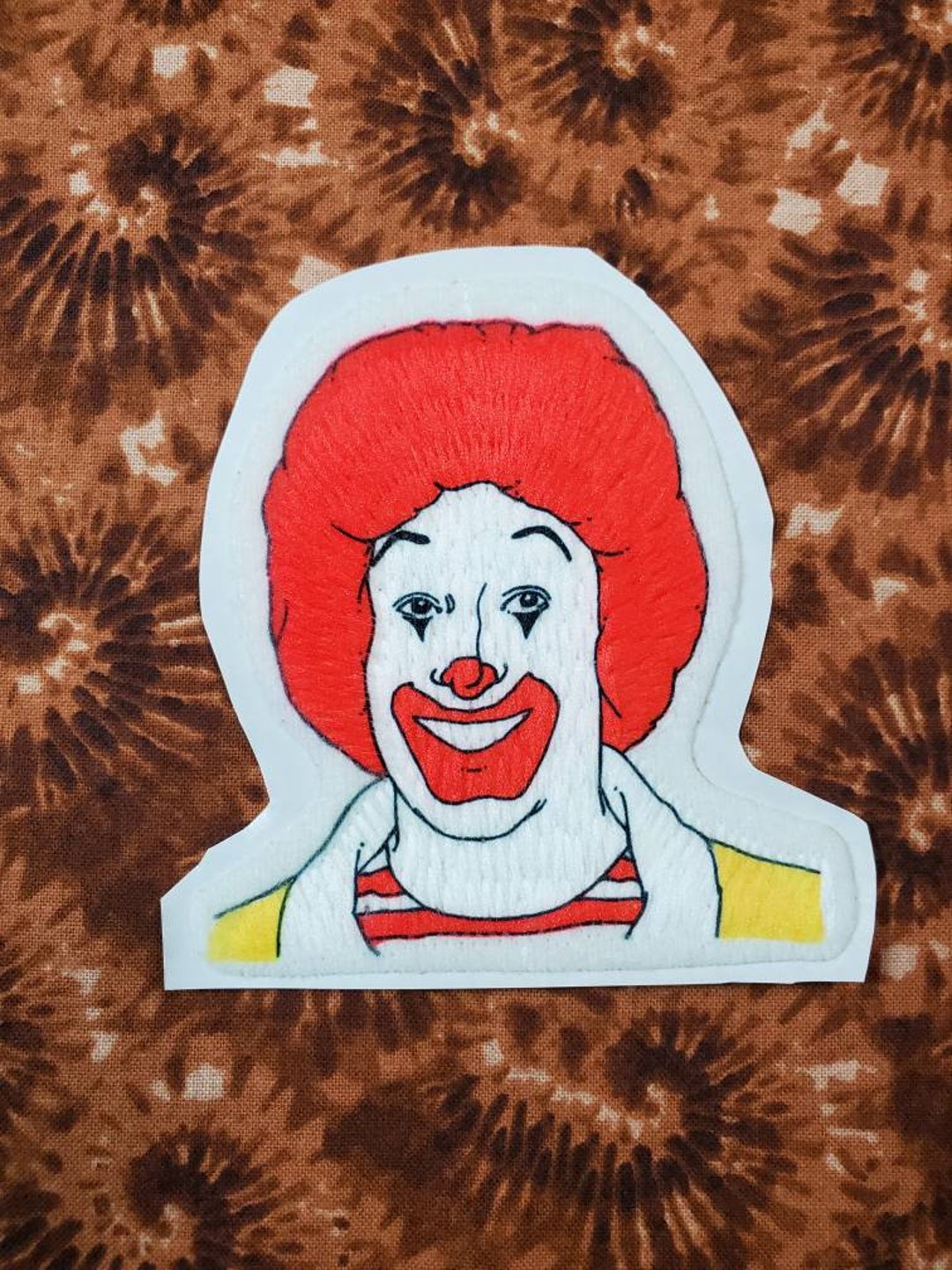 Vintage Ronald Mcdonald Sticker Patch - Etsy